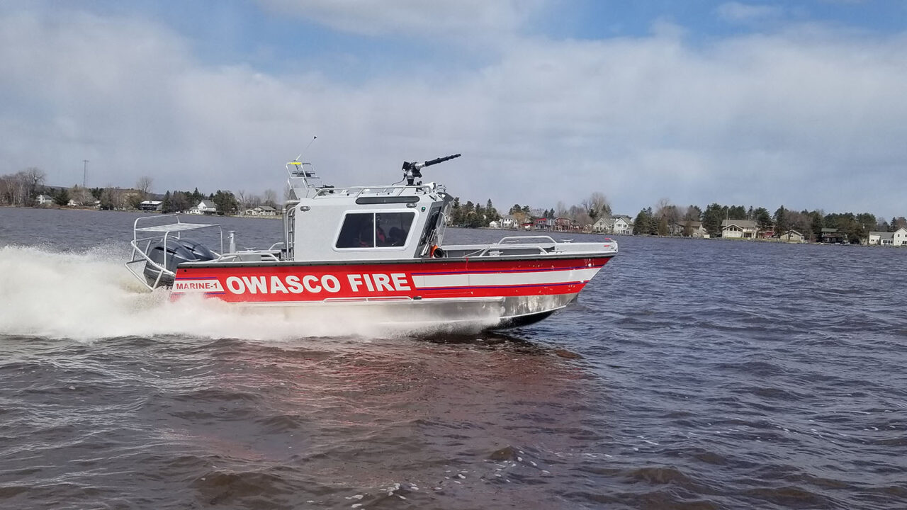 Lake Assault Boats Delivers a 26-Foot Custom Fireboat to Owasco Fire ...