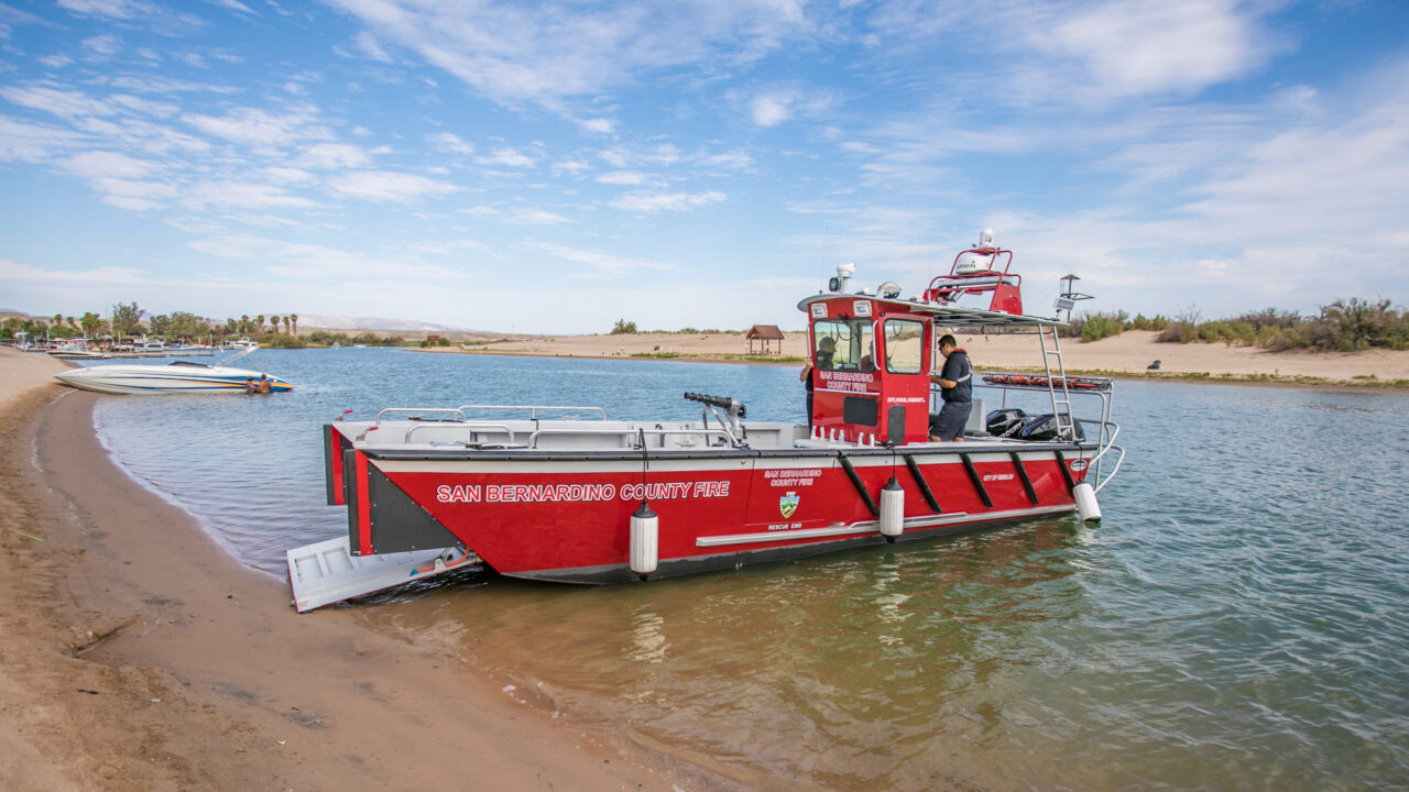 28' Landing Craft Fire & Rescue Boat - Lake Assault Boats